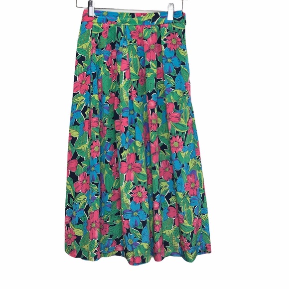 Koret | Skirts | Vintage Koret Womens Tropical Multicolor Floral ...